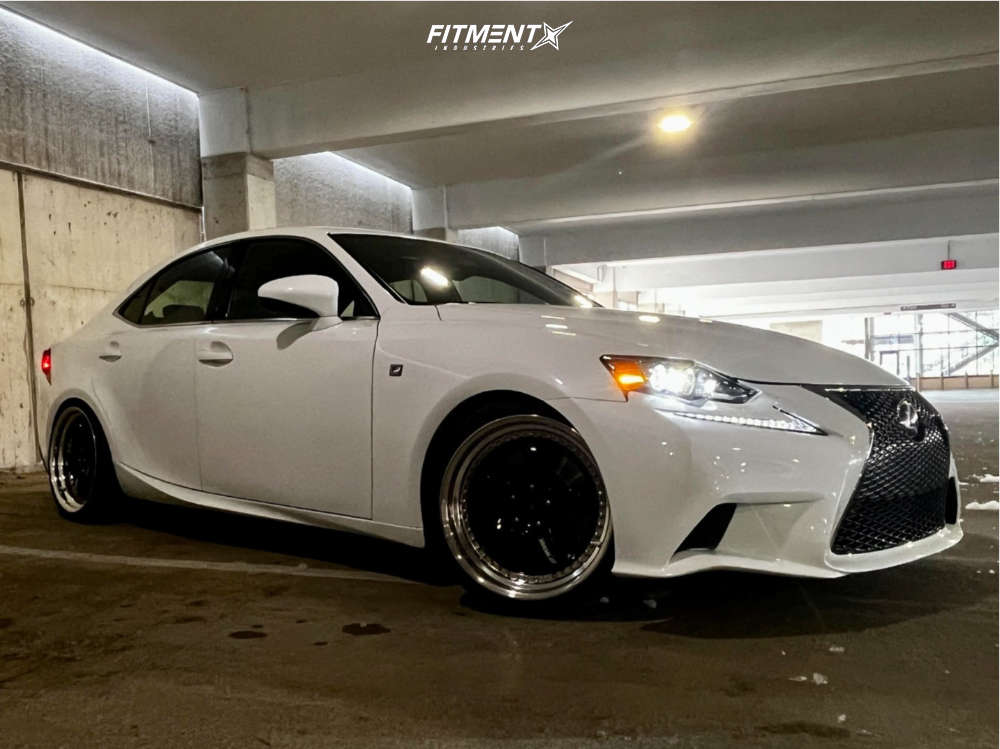 2016 Lexus IS300 F Sport with 19x8.5 Work Meister S1 3P and Hankook ...