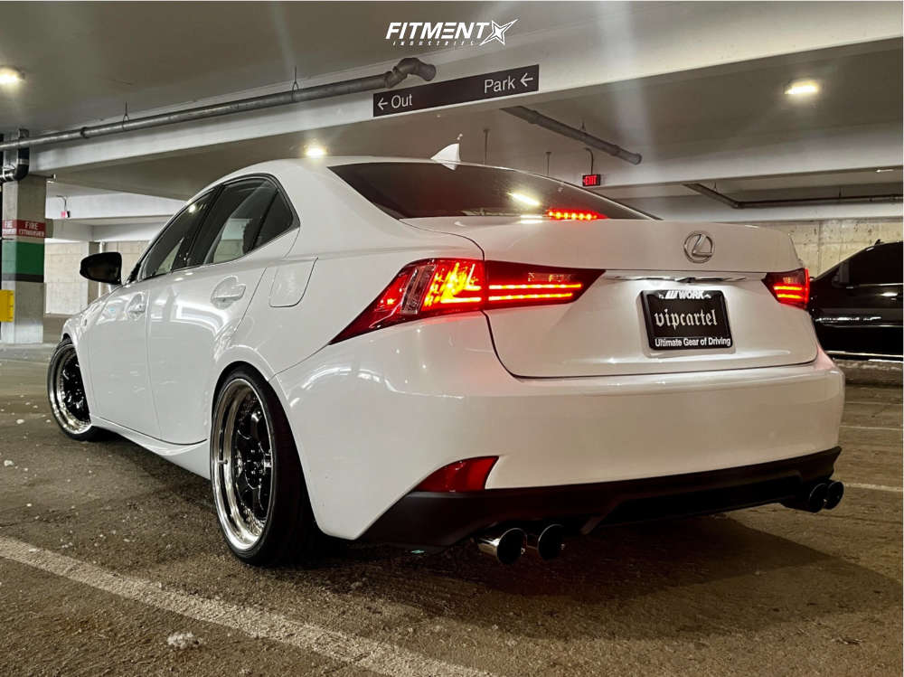 2016 Lexus IS300 F Sport with 19x8.5 Work Meister S1 3P and Hankook ...