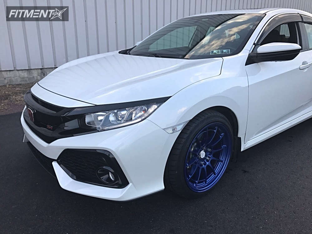 2017 Honda Civic Si with 18x9.5 Enkei Nt03 and Achilles 235x40 on Stock ...
