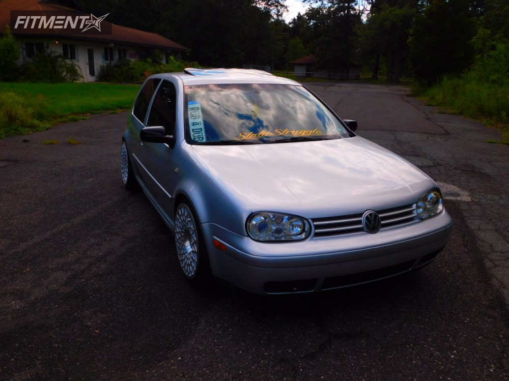 2001 Volkswagen GTI Base with 18x8.5 WatercooledIND Mt10 and Nankang ...