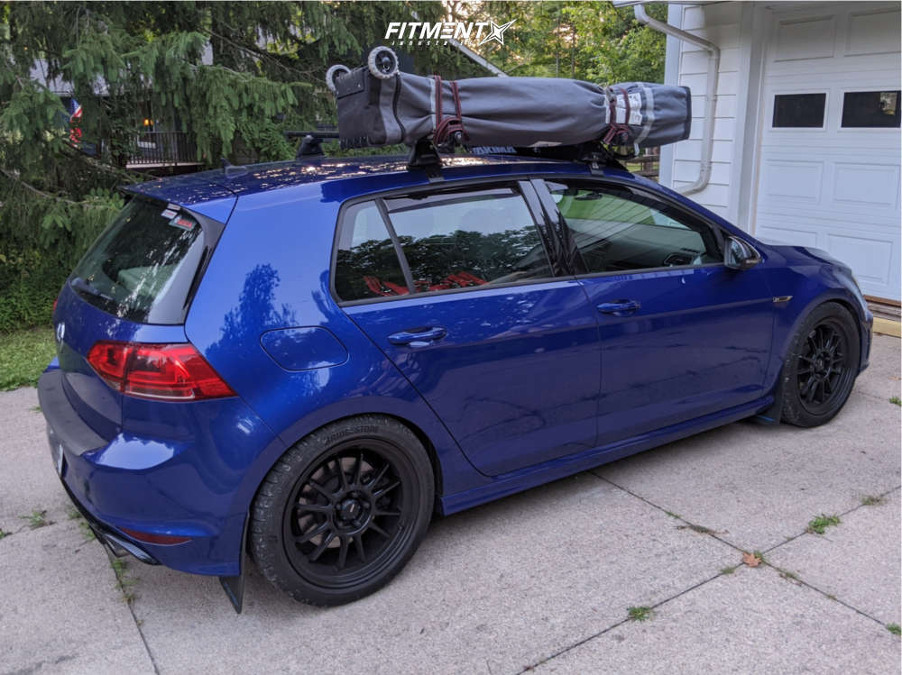 2016 Volkswagen Golf R Base with 18x8.5 Konig Hypergram and Bridgestone ...