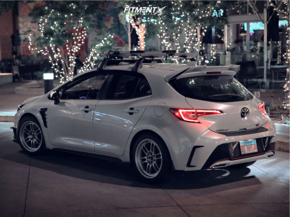 2022 Toyota Corolla XSE with 17x9 Enkei Rpf1 and Michelin 235x45 on ...