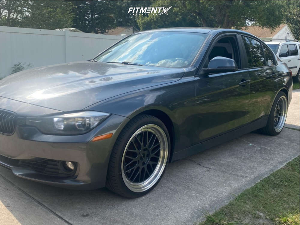 2013 BMW 328i Base with 19x8.5 Vors Vr8 and Ironman 235x35 on Stock ...