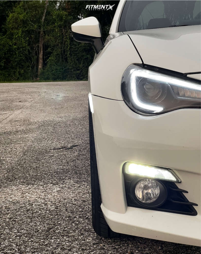 2016 Subaru BRZ Limited with 18x8.5 Anovia Kano and Vercelli 225x40 on Lowering Springs ...
