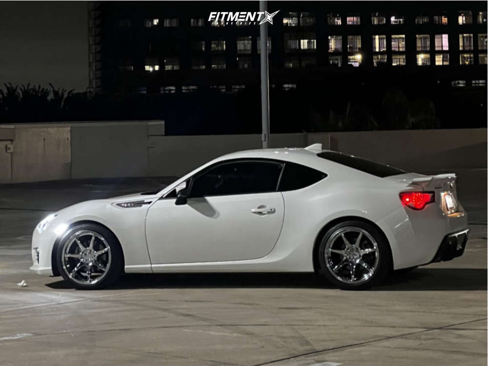 2016 Subaru BRZ Limited with 18x8.5 Anovia Kano and Vercelli 225x40 on Lowering Springs ...