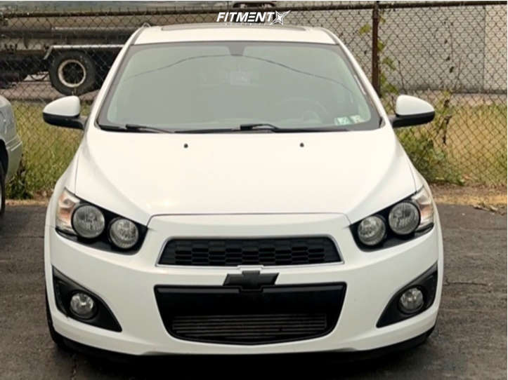 2015 Chevrolet Sonic LT with 17x8 Vors Tr4 and Summit 205x45 on ...