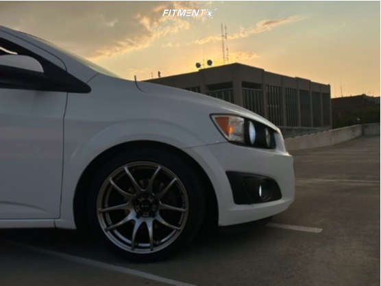 2015 Chevrolet Sonic LT with 17x8 Vors Tr4 and Summit 205x45 on ...