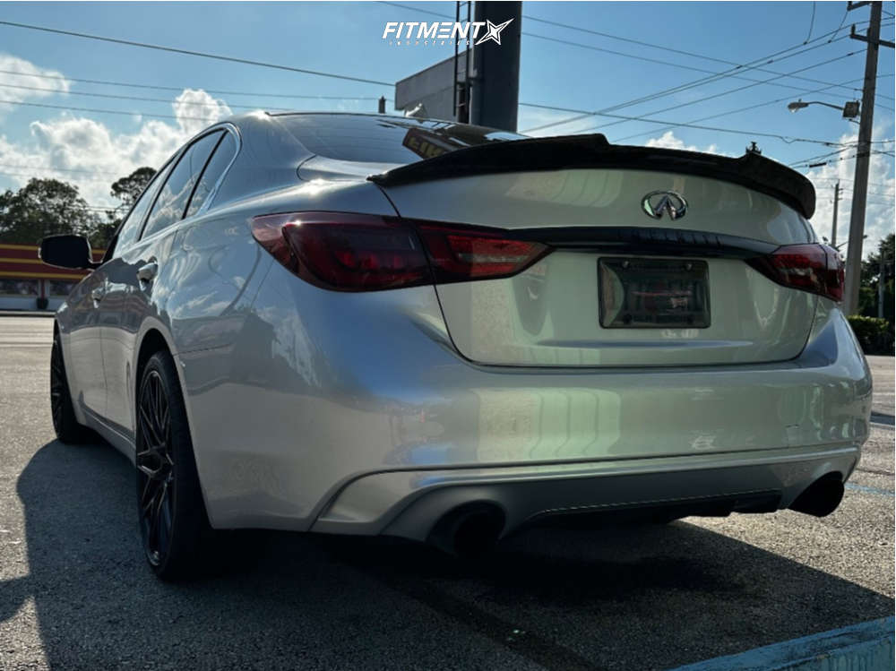 2019 INFINITI Q50 Luxe with 19x9 F1R F103 and Lexani 255x30 on Stock ...
