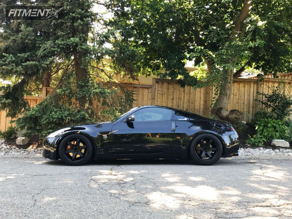 2007 Nissan 350Z Base with 19x9.5 Volk Te37 Ultra and Bridgestone ...