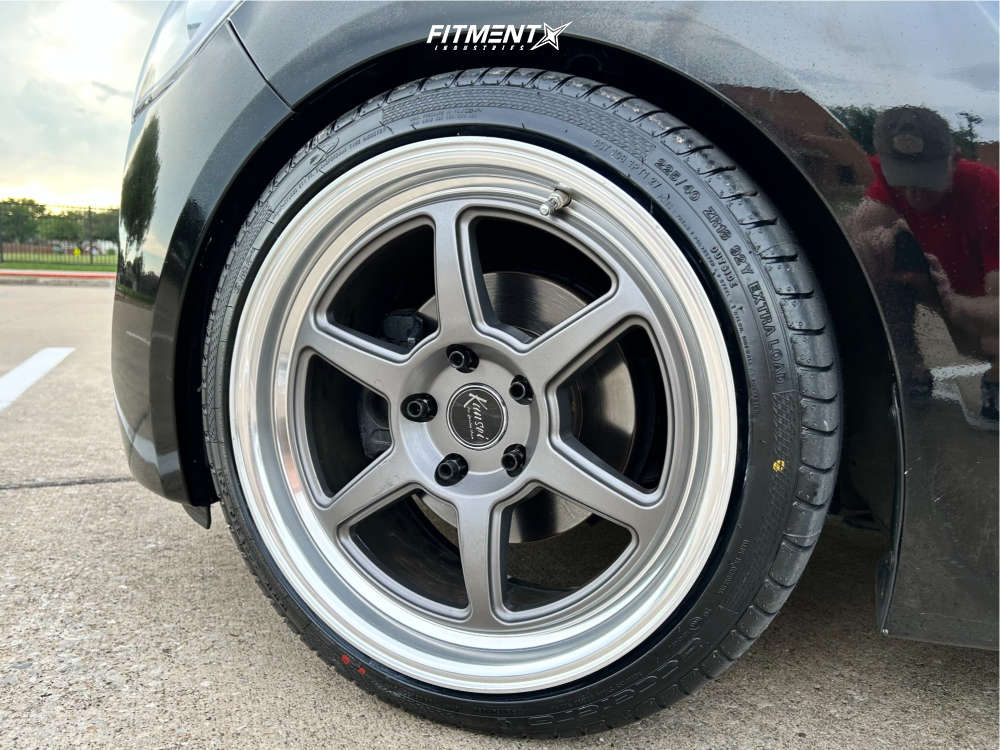 2014 Hyundai Veloster Base with 18x9.5 Kansei Roku and Accelera 225x40 ...