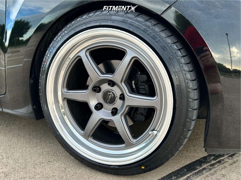 2014 Hyundai Veloster Base with 18x9.5 Kansei Roku and Accelera 225x40 ...