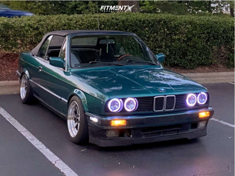 1993 BMW 325i Base with 15x8 SSR Longchamp and Nankang 195x50 on ...