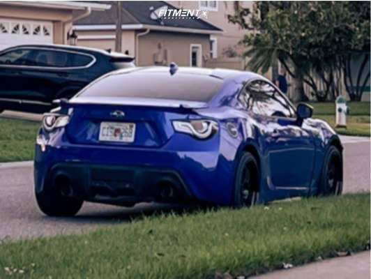 2017 Subaru BRZ Base with 18x9.5 Aodhan Ah02 and Yokohama 245x35 on ...