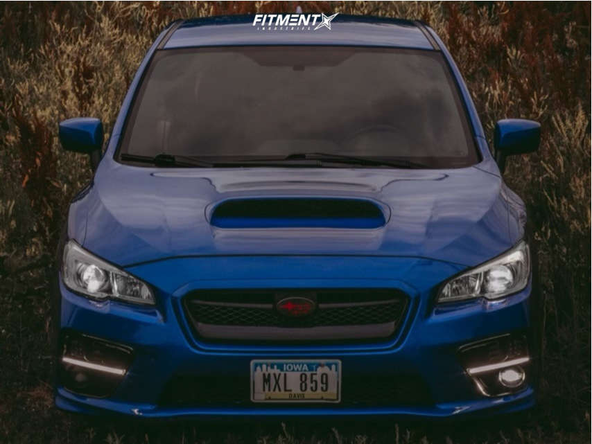 2015 Subaru WRX Base with 17x9 Vors TR4 and Continental 235x45 on ...