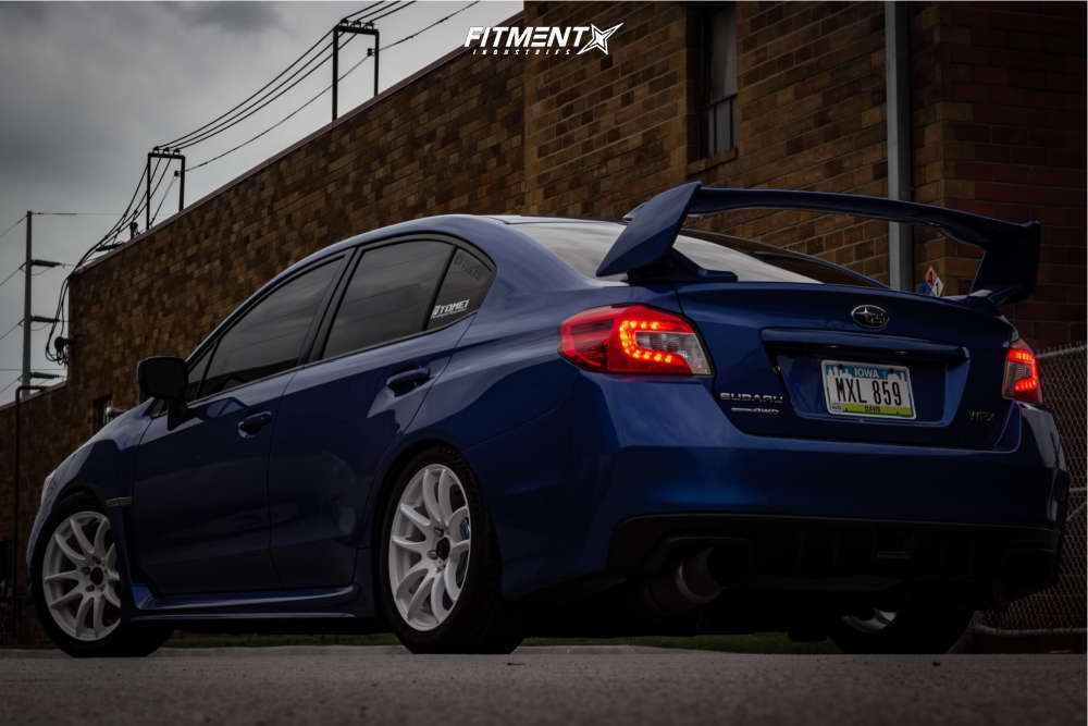2015 Subaru WRX Base with 17x9 Vors TR4 and Continental 235x45 on ...