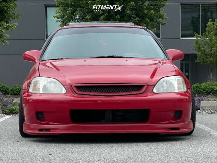 1999 Honda Civic Si with 15x8 MST Time Attack and Toyo Tires 195x45 on ...