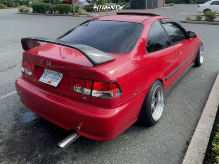 1999 Honda Civic Si with 15x8 MST Time Attack and Toyo Tires 195x45 on ...