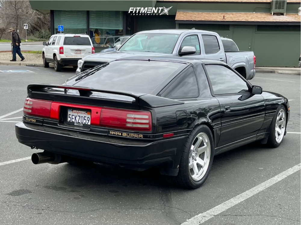 1989 Toyota Supra Turbo with 18x9.5 AVID1 Av6 and Nitto 255x45 on ...