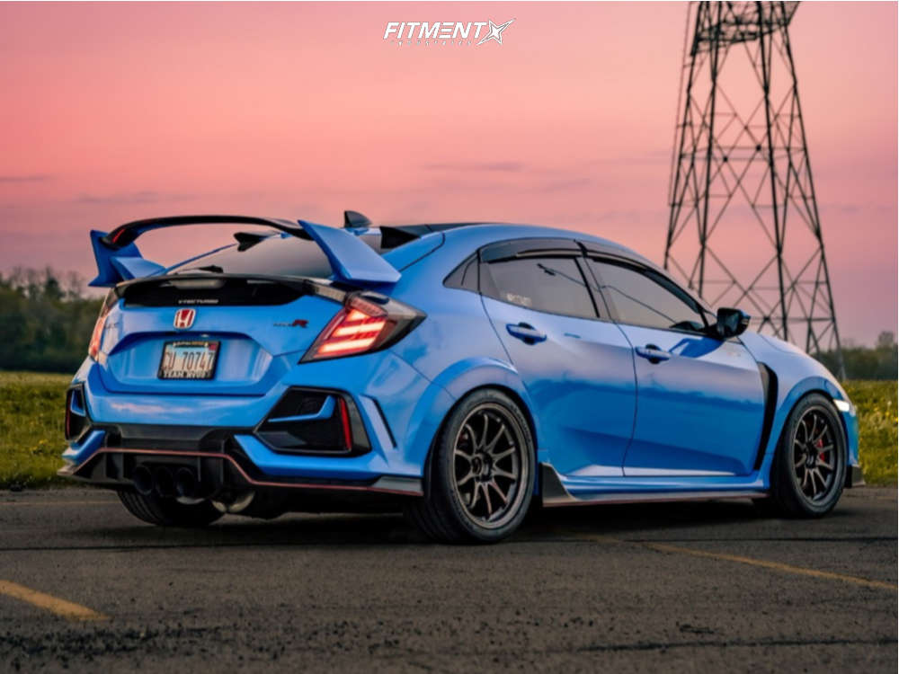 2021 Honda Civic Type R with 18x9.5 Volk Ce28sl and Michelin 265x35 on ...