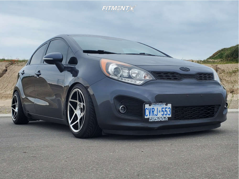 2014 Kia Rio SX with 16x8 3SDM 0.08 and Nankang 195x45 on Coilovers ...