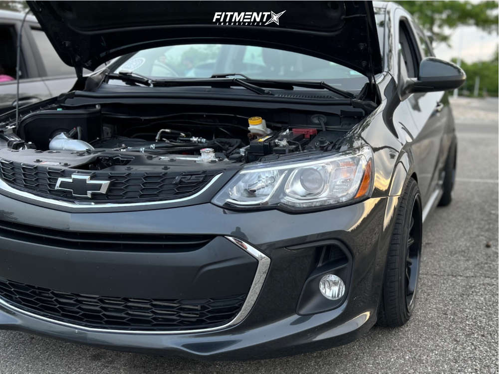 2020 Chevrolet Sonic LT with 18x9.5 ESR Cs12 and Delinte 235x40 on ...
