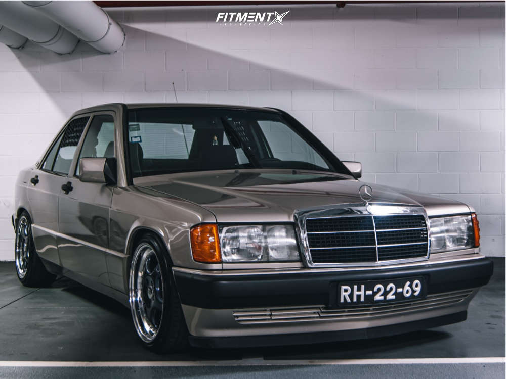 1989 Mercedes-Benz 190D 2.5 with 17x8.5 RH Zw1 and Hankook 205x40 on ...