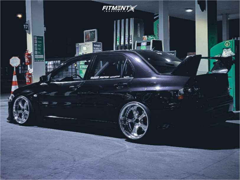 2004 Mitsubishi Lancer Evolution with 18x9 SSR Vienna Courage and ...