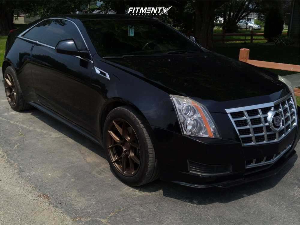2013 Cadillac CTS Coupe with 18x8.5 Aodhan Ah11 and Michelin 235x50 on ...