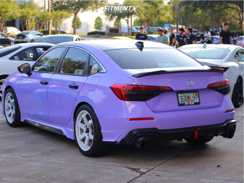 2022 Honda Civic LX with 18x8.5 AVID1 Av6 and Continental 245x40 on ...