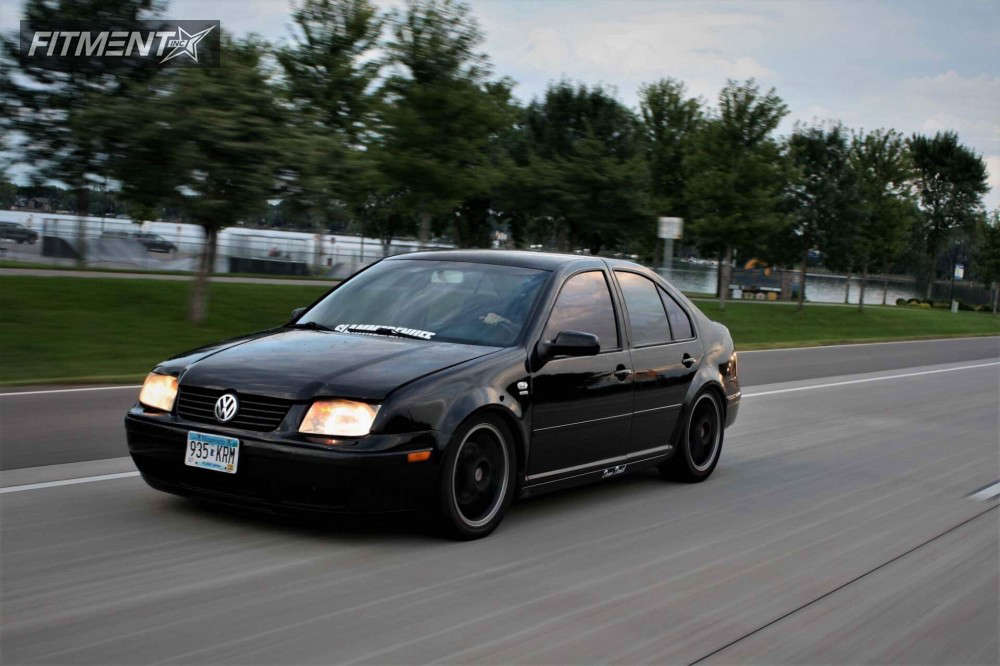 2001 Volkswagen Jetta GLS with 17x9 Enkei RPF1 and Kumho 195x45 on ...