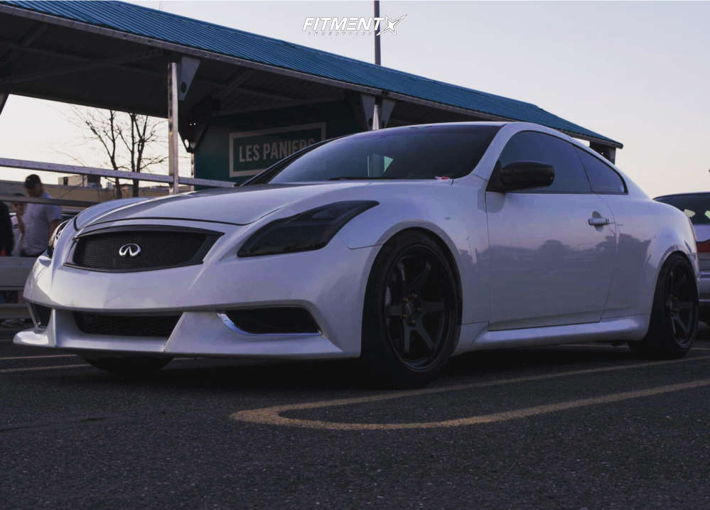 2008 INFINITI G37 Sport with 19x9.5 ESR Ap6 and Nexen 225x45 on ...