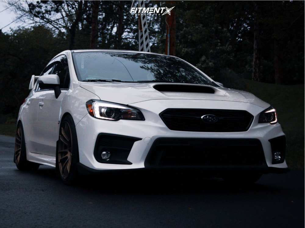 2019 Subaru WRX Premium with 18x9.5 AVID1 Av20 and Vercelli 235x40 on ...
