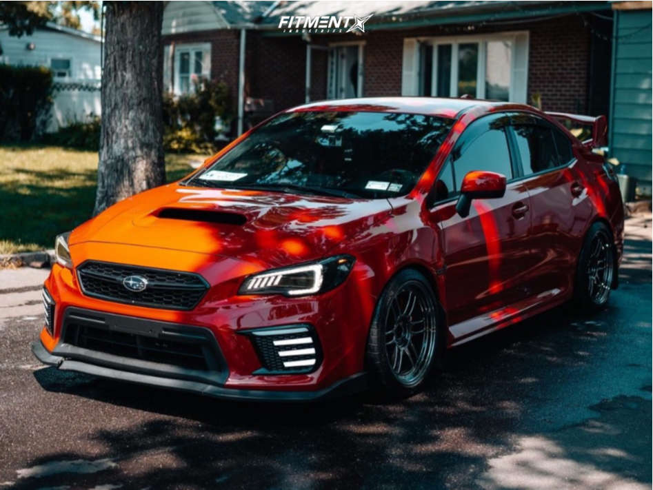 2020 Subaru WRX Sport-tech RS with 18x9.5 Enkei Rpf1 and Michelin ...