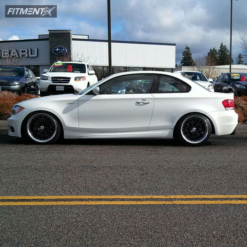 2008 BMW 128i 135i 2dr Coupe (3.0L 6cyl Turbo 6M) with 18x8 TSW Grids ...