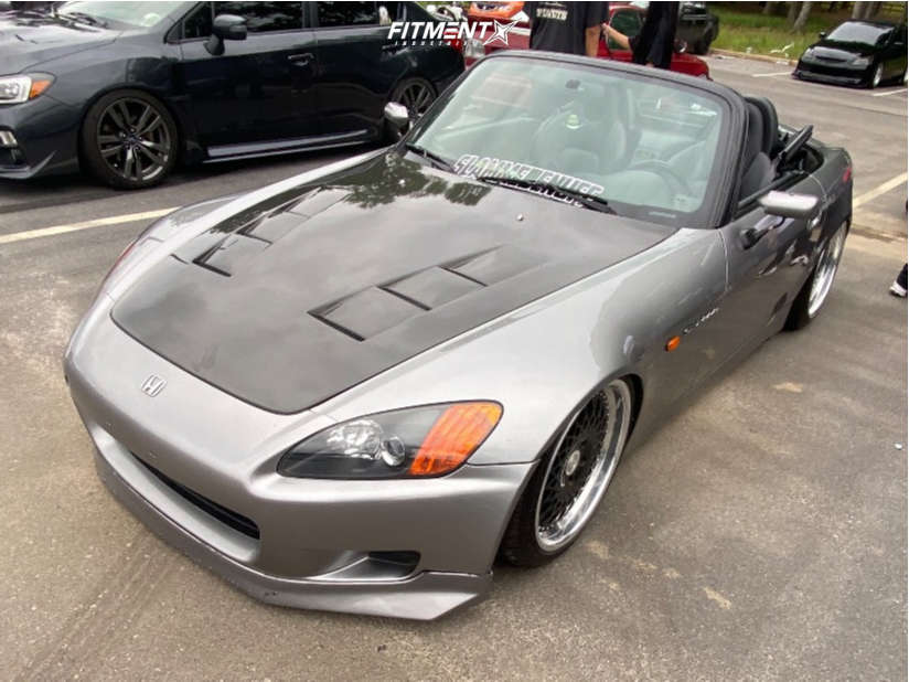 2001 Honda S2000 Base with 18x9 Brada BR-1 and Michelin 225x35 on Air ...