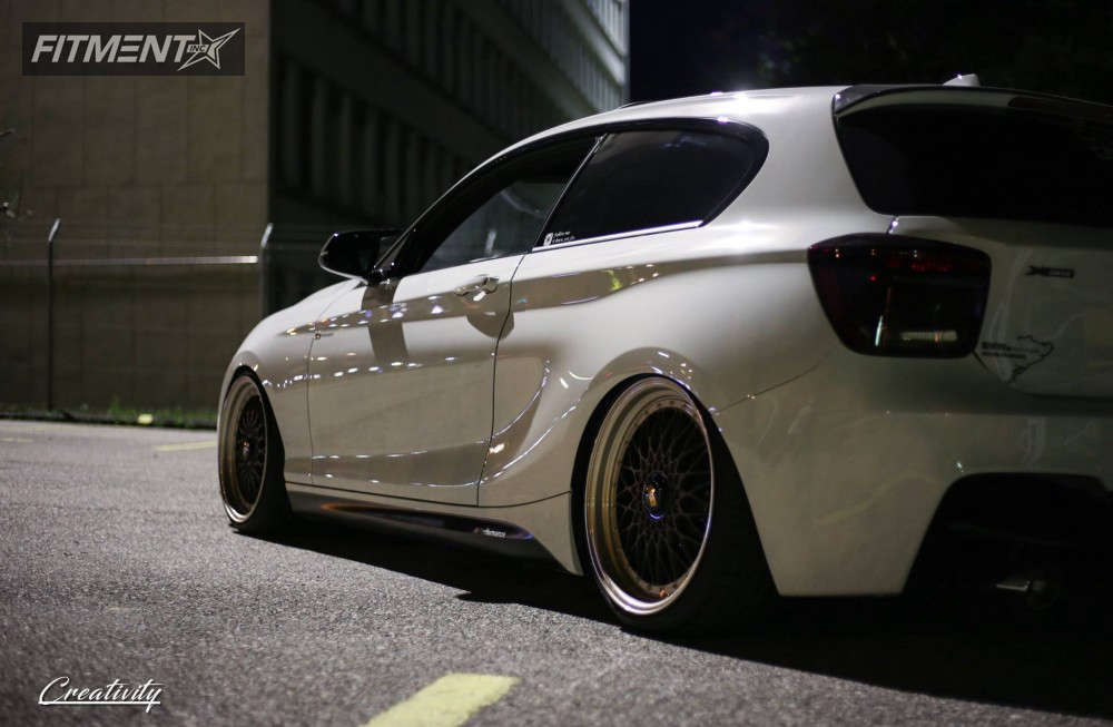 2013 BMW 135i Base with 19x8.5 BBS Rs and Continental 215x35 on ...