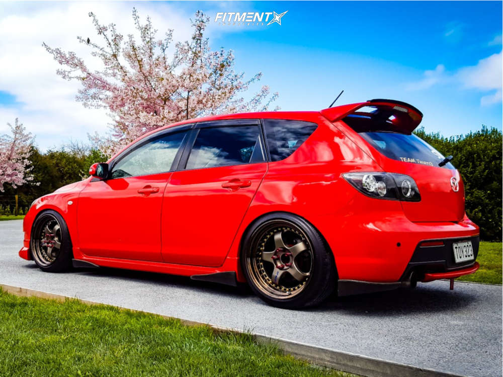 2006 Mazda 3 GT with 18x9 Work Meister S1 3p and Nankang 225x40 on ...