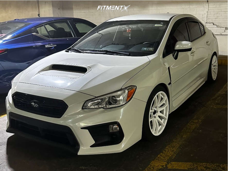2020 Subaru WRX Base with 18x9.5 Vors Vr4 and Vercelli 255x35 on ...
