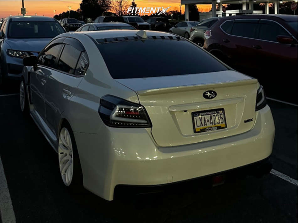 2020 Subaru WRX Base with 18x9.5 Vors Vr4 and Vercelli 255x35 on ...