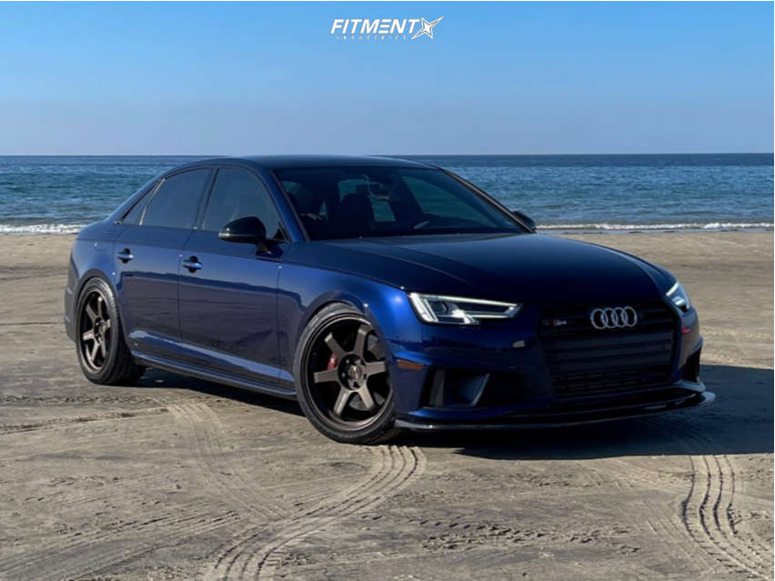 2019 Audi S4 Premium Plus with 19x9.5 Volk Te37 Ultra M-spec and ...