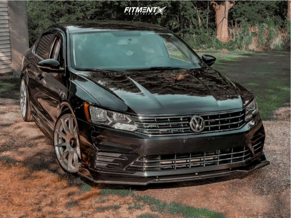 2017 Volkswagen Passat R-Line with 20x8.5 Rotiform Dtm and Falken ...