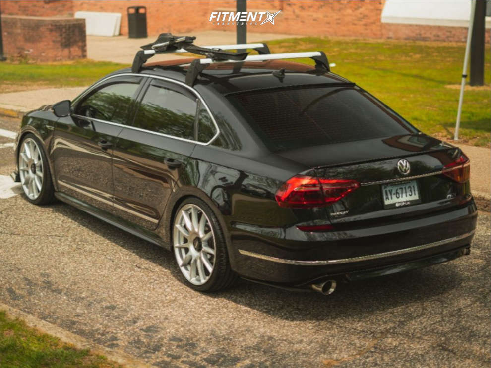 2017 Volkswagen Passat R-Line with 20x8.5 Rotiform Dtm and Falken ...