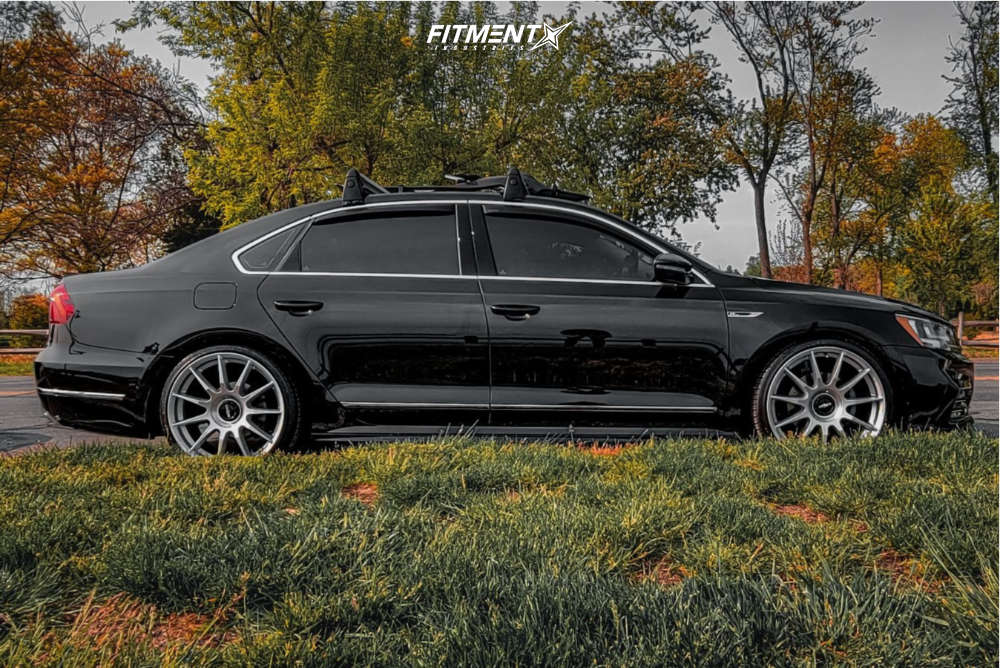 2017 Volkswagen Passat R-Line with 20x8.5 Rotiform Dtm and Falken ...