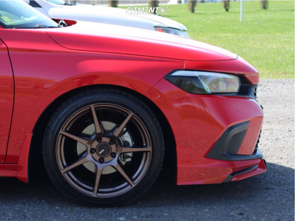 2022 Honda Civic Sport with 18x8 Enkei Tfr and Falken 225x40 on ...