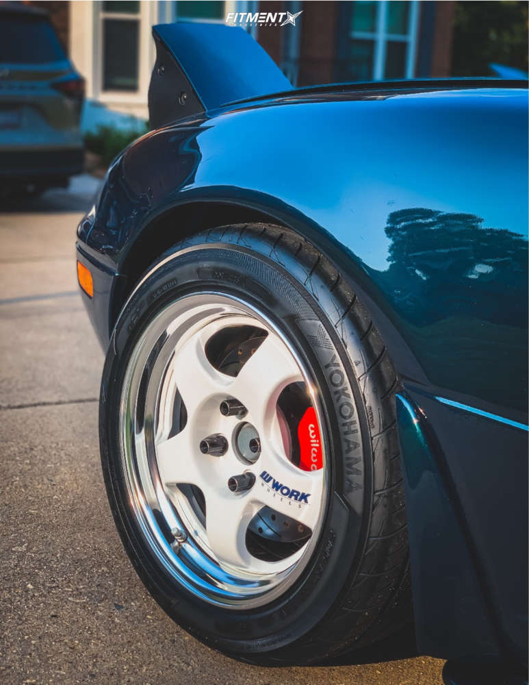 1994 Mazda Miata Base with 15x8 Work Meister S1 2p and Yokohama 205x50 ...