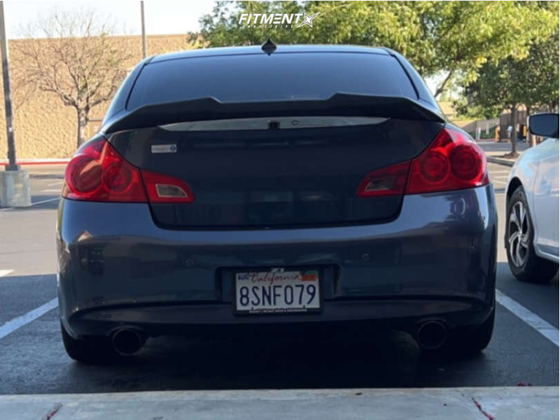 2012 INFINITI G37 Journey with 18x9.5 Enkei Rpf1 and Centennial 245x40 ...