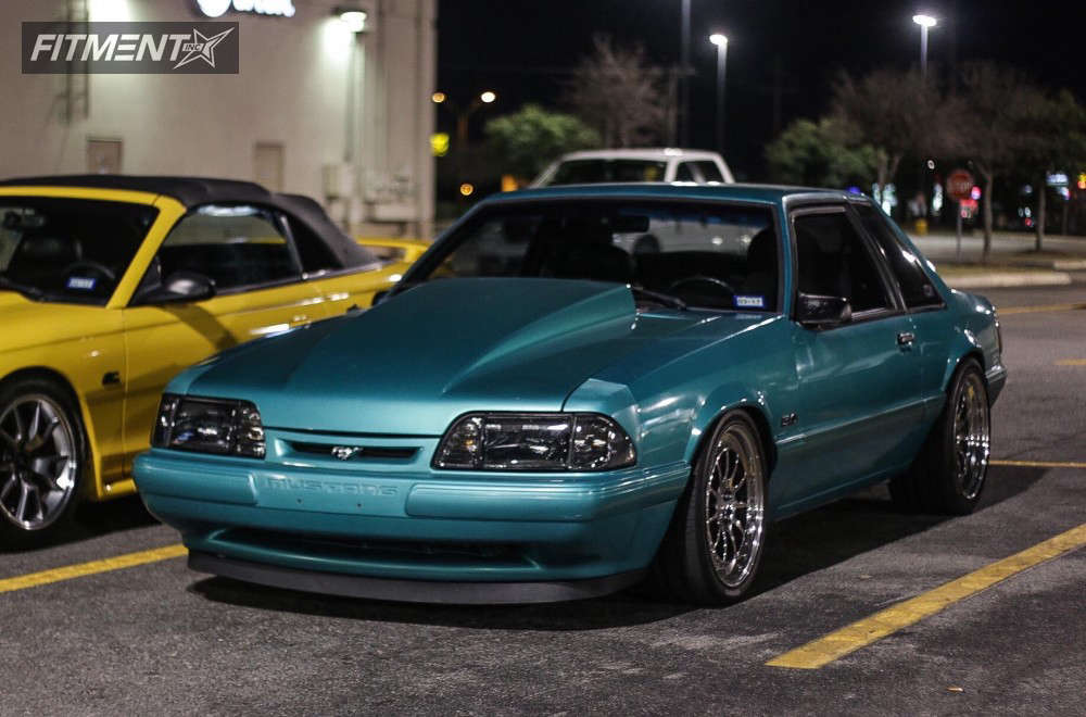 1993 Ford Mustang GT with 18x8.5 CCW D110 and Nitto 255x35 on Coilovers ...