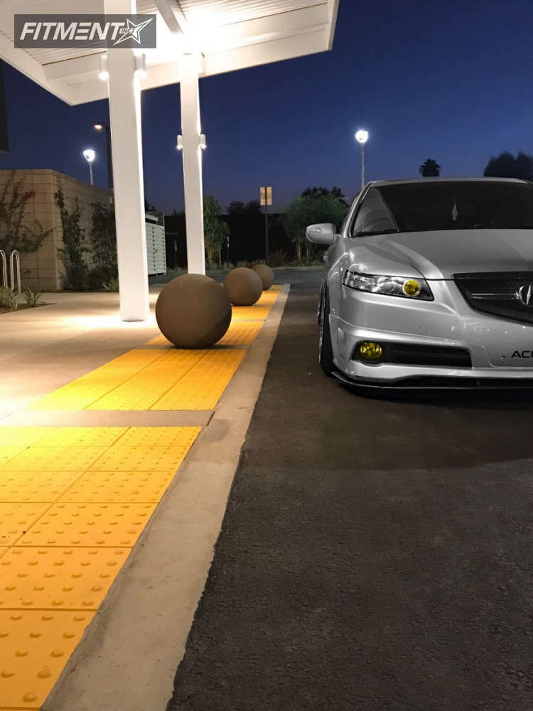 2007 Acura TL Base with 18x10.5 Enkei RPF1 and Federal 225x40 on Air ...