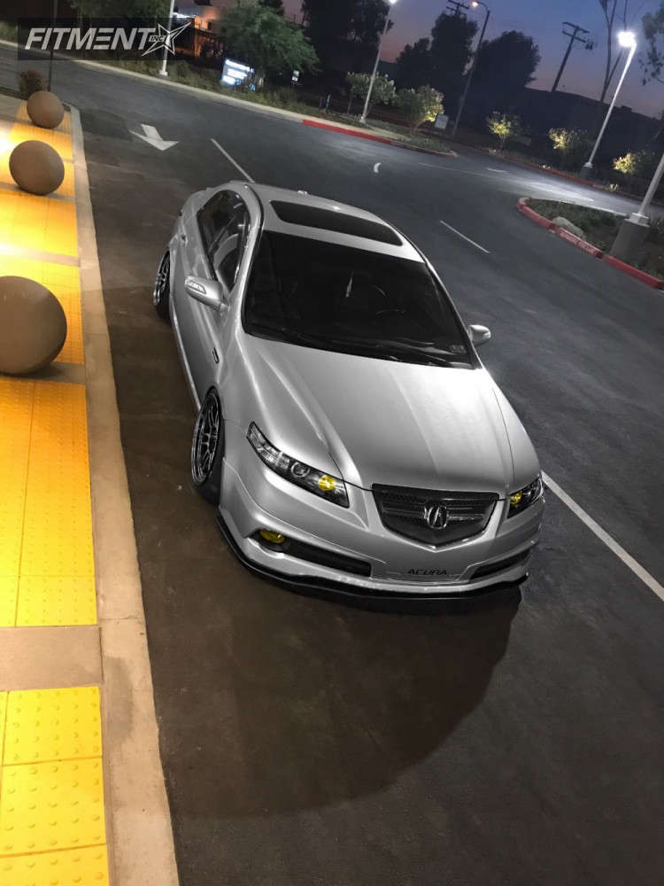 2007 Acura TL Base with 18x10.5 Enkei RPF1 and Federal 225x40 on Air ...