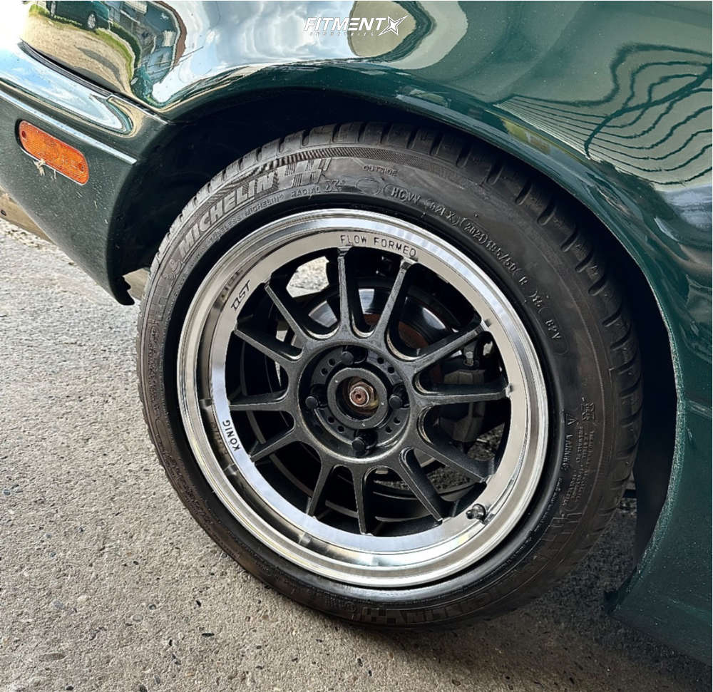 1995 Mazda Miata Base with 15x7.5 Konig Hypergram and Michelin 195x50 ...